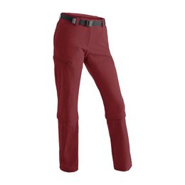 Maier Sports Funktionshose »Arolla« Damen Wanderhose, zipp-off Outdoor-Hose, 3 Taschen, Regular Fit weinrot 17 - Kurzgrößen Kurzgrößen 17 Dank...