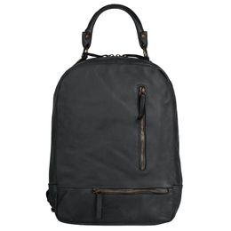 Samantha Look Cityrucksack echt Leder, Made in Italy grau B/H/T: 27 cm x 36 cm x 13 cm B/H/T: 27 cm x 36 cm x 13 cm Höhe 36 cm x Breite 27 cm x...