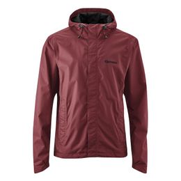 Gonso Fahrradjacke »Save Light« Herren Regenjacke wind- und wasserdicht, Radjacke mit Kapuze dunkelrot XXL XXL Weite Passform