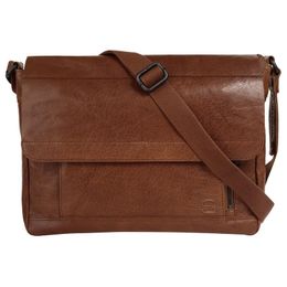 SPIKES & SPARROW SPIKES & SPARROW Messenger Bag echt Leder cognac