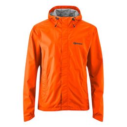 Gonso Fahrradjacke »Save Light« Herren Regenjacke wind- und wasserdicht, Radjacke mit Kapuze neonorange S S Weite Passform