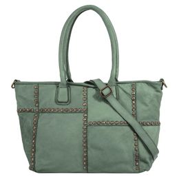 Samantha Look Shopper echt Leder, Made in Italy mint