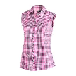 Maier Sports Funktionsbluse »Paloma« Karierte, ärmellose Bluse für Wandern, Reisen und Freizeit rosa 42 42 Karierte ärmellose Bluse für Wandern und...