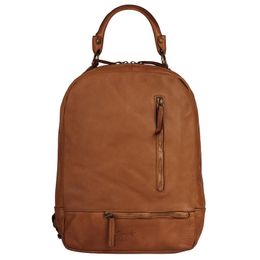 Samantha Look Cityrucksack echt Leder, Made in Italy cognac B/H/T: 27 cm x 36 cm x 13 cm B/H/T: 27 cm x 36 cm x 13 cm Höhe 36 cm x Breite 27 cm x...