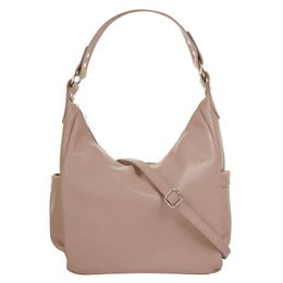 Samantha Look Shopper echt Leder, Made in Italy rosa