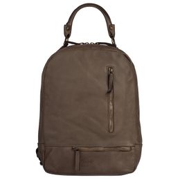 Samantha Look Cityrucksack echt Leder, Made in Italy taupe B/H/T: 27 cm x 36 cm x 13 cm B/H/T: 27 cm x 36 cm x 13 cm Höhe 36 cm x Breite 27 cm x...