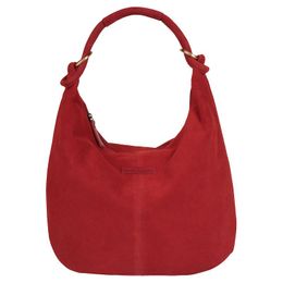 Bruno Banani Shopper echt Leder rot