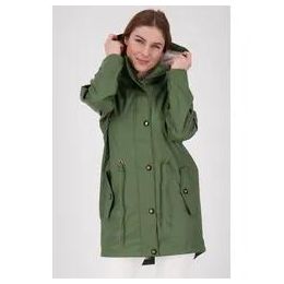 Regenjacke DEPROC ACTIVE "Friesennerz LOVE PEAK UNI WOMEN" Gr. 34 (XS), grün (dunkelgrün) Damen Jacken auch in Großen Größen erhältlich