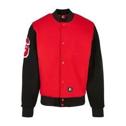 Collegejacke STARTER Black Label "Starter Black Label Herren Starter 71 College Jacket" Gr. XXL, rot (cityred/black) Herren Jacken