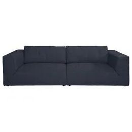 Big-Sofa Tom Tailor HOME "BIG CUBE STYLE" Sofas Gr. B/H/T: 300cm x 83cm x 122cm, Struktur fein TBO, blau (dark navy tbo 6) Breite 300 cm