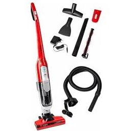 Bosch Akku-Stielstaubsauger "Athlet ProAnimal BCH6ZOOO, 25.2 V, ideal für Tierhaare, freistehend" Akkusauger Zubehör-Set, alle Bodenarten, Turbo-Stufe, bis 60 min Laufzeit, rot rot (tornadorot)