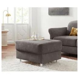 Sit & More Stauraumhocker SIT & MORE "Darwin", braun (schlamm), B:64cm H:46cm T:76cm, Hocker, inklusive Federkern und Stauraum