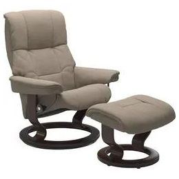 Relaxsessel stressless "Mayfair" Sessel Gr. ROHLEDER Stoff Q2 FARON, Classic Base Braun, Relaxfunktion-Drehfunktion-PlusTMSystem-Gleitsystem, B/H/T: 88cm x 102cm x 77cm, beige (beige q2 faron) mit Classic Base, Gestell Braun