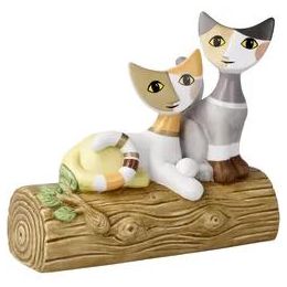 Sammelfigur Goebel "Rosina Wachtmeister Katzenwelt" Dekofiguren Gr. B/H: 6 cm x 11 cm, bunt Rosina Wachtmeister - Katzen Un posto in giardino