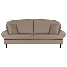 2-Sitzer Home Affaire "Vitreux" Sofas Gr. B/H/T: 188 cm x 95 cm x 100 cm, Struktur, braun auch im Bouclébezug, incl. Zierkissen