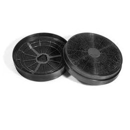 PKM Aktivkohlefilter KOCHSTATION "CF135", schwarz, B:14cm H:1,5cm T:14cm, Filterkartuschen, 2 Stck.