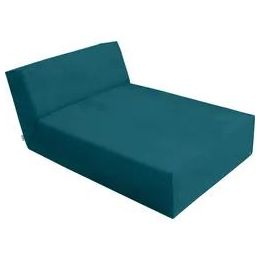 Chaiselongue Tom Tailor HOME "ELEMENTS" Sofas Gr. B/H/T: 94cm x 70cm x 159cm, Samtstoff TSV, mit Bettfunktion, grün (emerald tsv 3) Sofa-Element Sofaelement wahlweise mit Bettfunktion