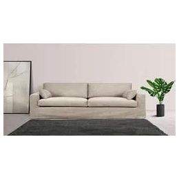 Big-Sofa LeGer Home by Lena Gercke "Sölve" Sofas Gr. B/H/T: 274cm x 86cm x 98cm, Material, beige (creme) mit optischer Husse, weicher Sitzkomfort