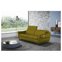 2,5-Sitzer Egoitaliano "Dafne" Sofas Gr. B/H/T: 208cm x 97cm x 108cm, Luxus-Microfaser Lederoptik, mit elektrischer Relaxfunktion, grün (pistazie) mit und ohne elektrischer Relaxfunktion, Kopfteile manuell verstellbar