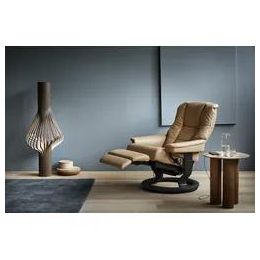 Relaxsessel stressless "Mayfair" Sessel Gr. Leder PALOMA, PowerTM Leg & Back-ohne Akku-Classic Base Schwarz, 1098461850, B/H/T: 88cm x 102cm x 76cm, braun (almond paloma) elektrisch verstellbar, optional 2-motorisch, Größe M & L