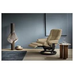 Relaxsessel stressless "Mayfair" Sessel Gr. Leder PALOMA, PowerTM Leg & Back-ohne Akku-Classic Base Schwarz, 1098461850, B/H/T: 79cm x 101cm x 77cm, beige (sand paloma) elektrisch verstellbar, optional 2-motorisch, Größe M & L