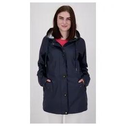 Regenjacke DEPROC ACTIVE "Friesennerz ANKERGLUT HVN" Gr. 50 (XL), blau (navy) Damen Jacken auch in Großen Größen erhältlich