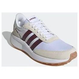 Mendler Sneaker ADIDAS SPORTSWEAR "RUN 70S", Gr. 46,5, weiß (cloud weiß, maroon, sanftes weiß), Leder, Textil, sportlich, Schuhe