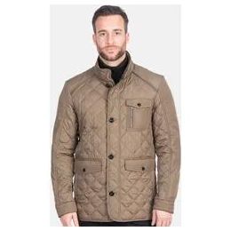 Outdoorjacke NEW CANADIAN "ALL SEASON" Gr. 54, braun (braun, grün) Herren Jacken mit Strickeinsatz am Innenkragen