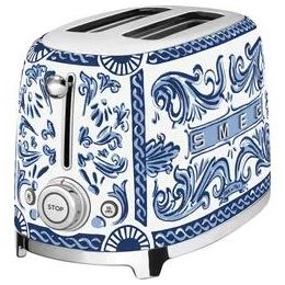 Smeg Toaster "TSF01DGBEU" Dolce & Gabbana Blue Mediterraneo blau (blue mediterraneo)