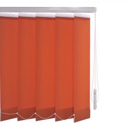 Bella Casa Schiebevorhang 100 x 180 rot 89 mm