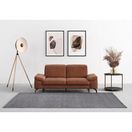 Sit & More 2,5-Sitzer SIT & MORE "Cabana", rosa (kupfer), B:211cm H:84cm T:123cm, 95% Polyester, 5% Polyamid, Sofas, Breite 211 cm, mit oder ohne Sitztiefen-, und Kopfteilfunktion