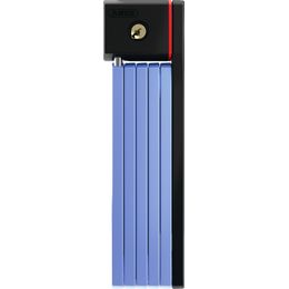 Faltschloss Abus "uGrip Bordo 5700" Sicherheitsschlösser blau mit Halterung - 80 cm Länge