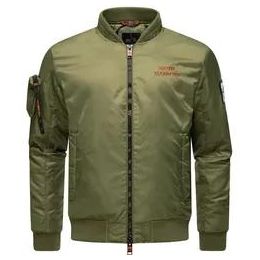 Bomberjacke STONE HARBOUR "Berkoo" Gr. XXL (56), grün (olivgrün) Herren Jacken Coole Pilotenjacke mit praktischer Ärmeltasche