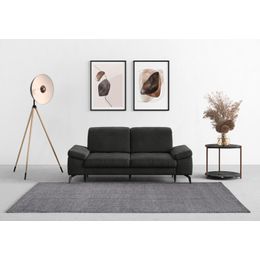Sit & More 2,5-Sitzer SIT & MORE "Cabana", grau (anthrazit), B:211cm H:84cm T:123cm, 95% Polyester, 5% Polyamid, Sofas, Breite 211 cm, mit oder ohne Sitztiefen-, und Kopfteilfunktion
