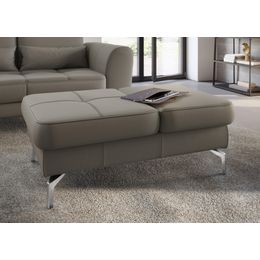 Sit & More Hocker SIT & MORE "Bendigo", braun (schlamm), B:114cm H:45cm T:71cm, Hocker, Polsterhocker, mit Klappfunktion, Bodenfreiheit 15 cm, wahlweise in 2 Fu&szlig;farben
