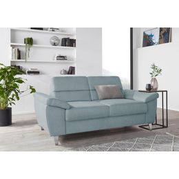 Sit & More 2-Sitzer SIT & MORE "Sorano", blau (aqua), B:168cm H:88cm T:91cm, Sofas, Breite 168 cm