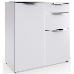 Kombikommode wimex "Level by fresh to go" Sideboards Gr. B/H/T: 81 cm x 84 cm x 41 cm, 2 St., weiß 2-türig, mit 2 Schubladen und soft-close Funktion, 81cm breit