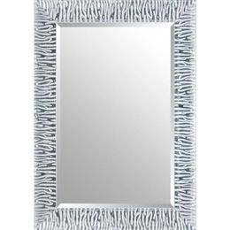 Dekospiegel Lenfra "Malia" Spiegel Gr. B/H/T: 50 cm x 70 cm x 2,3 cm, silberfarben (silber, weiß) Dekospiegel Wandspiegel