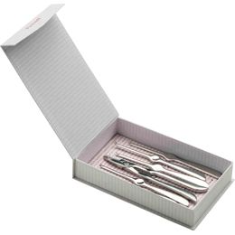 Pinti Inox Besteck-Set PINTINOX "Esclusivi" Essbesteck-Sets Gr. 7 tlg., silberfarben (edelstahlfarben) Saefoodbesteck, 6 Gabeln und eine Hummerzange