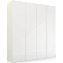 Drehtürenschrank Rauch "Purisma" Schränke Gr. B/H/T: 201 cm x 223 cm x 60 cm, 4 St., weiß (alpinweiß, glas kristallweiß) mit Glasfront und umfangreicher Innenausstattung