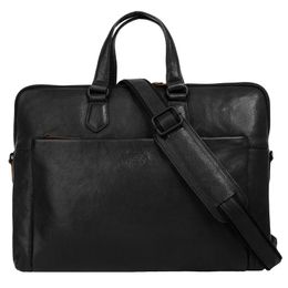 XZONE Aktentasche X-ZONE Gr. B/H/T: 35 cm x 30 cm x 4 cm onesize, schwarz Damen Taschen echt Leder