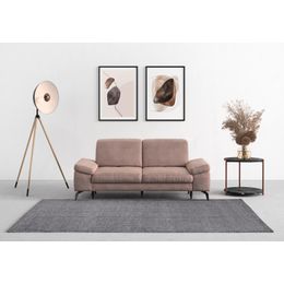 Sit & More 2,5-Sitzer SIT & MORE "Cabana", rosa (altrosa), B:211cm H:84cm T:123cm, 95% Polyester, 5% Polyamid, Sofas, Breite 211 cm, mit oder ohne Sitztiefen-, und Kopfteilfunktion