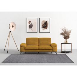 Sit & More 2,5-Sitzer SIT & MORE "Cabana", gelb (mustard), B:211cm H:84cm T:123cm, 100% Polyester, Sofas, Breite 211 cm, mit oder ohne Sitztiefen-, und Kopfteilfunktion