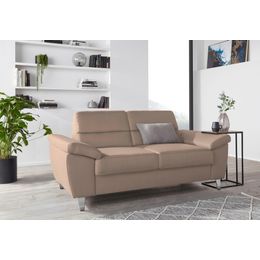 Sit & More 2-Sitzer SIT & MORE "Sorano", braun (macchiato), B:168cm H:88cm T:91cm, Sofas, Breite 168 cm