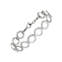 Armband Jobo Armbänder Gr. Silber 925 (Sterlingsilber), silberfarben (silber 925) Damen 925 Silber matt 19 cm