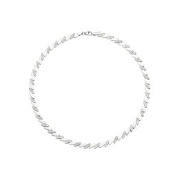 Collier Jobo Halsketten Gr. Silber 925 (Sterlingsilber), Länge: 45 cm, silberfarben (silber 925) Damen 925 Silber mit 144 Zirkonia 45 cm