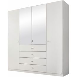 Kleiderschrank Rauch "Sinsheim" Schränke Gr. B/H/T: 181 cm x 197 cm x 54 cm, 4 St., weiß Kleiderschränke mit 4 breiten Schubkästen