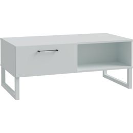 Couchtisch FORTE "Silba" Tische Gr. B/H/T: 44,4 cm x 57,2 cm x 55,4 cm, grau (secret grey, secret grey) Couchtische eckig Breite ca. 110 cm