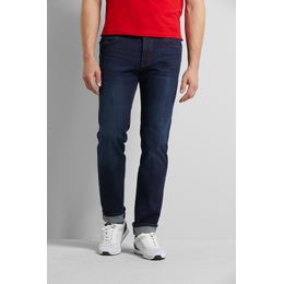 5-Pocket-Jeans Bugatti Gr. 33, Länge 30, blau (dunkelblau used) Herren Jeans mit Power Stretch