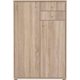 Kommode FORTE "Tempra" Sideboards Gr. B/H/T: 73,7 cm x 111,1 cm x 34,8 cm, 2, braun (sonoma eiche) Kommode Breite 73,7 cm